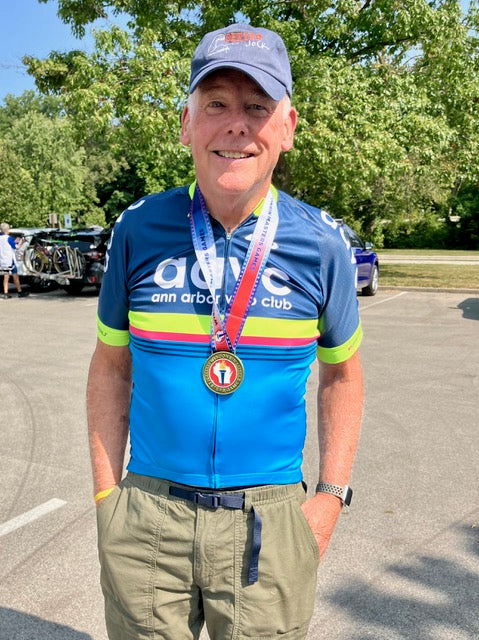 A Bike And Grit Calmed The Storm - Geezer Jock