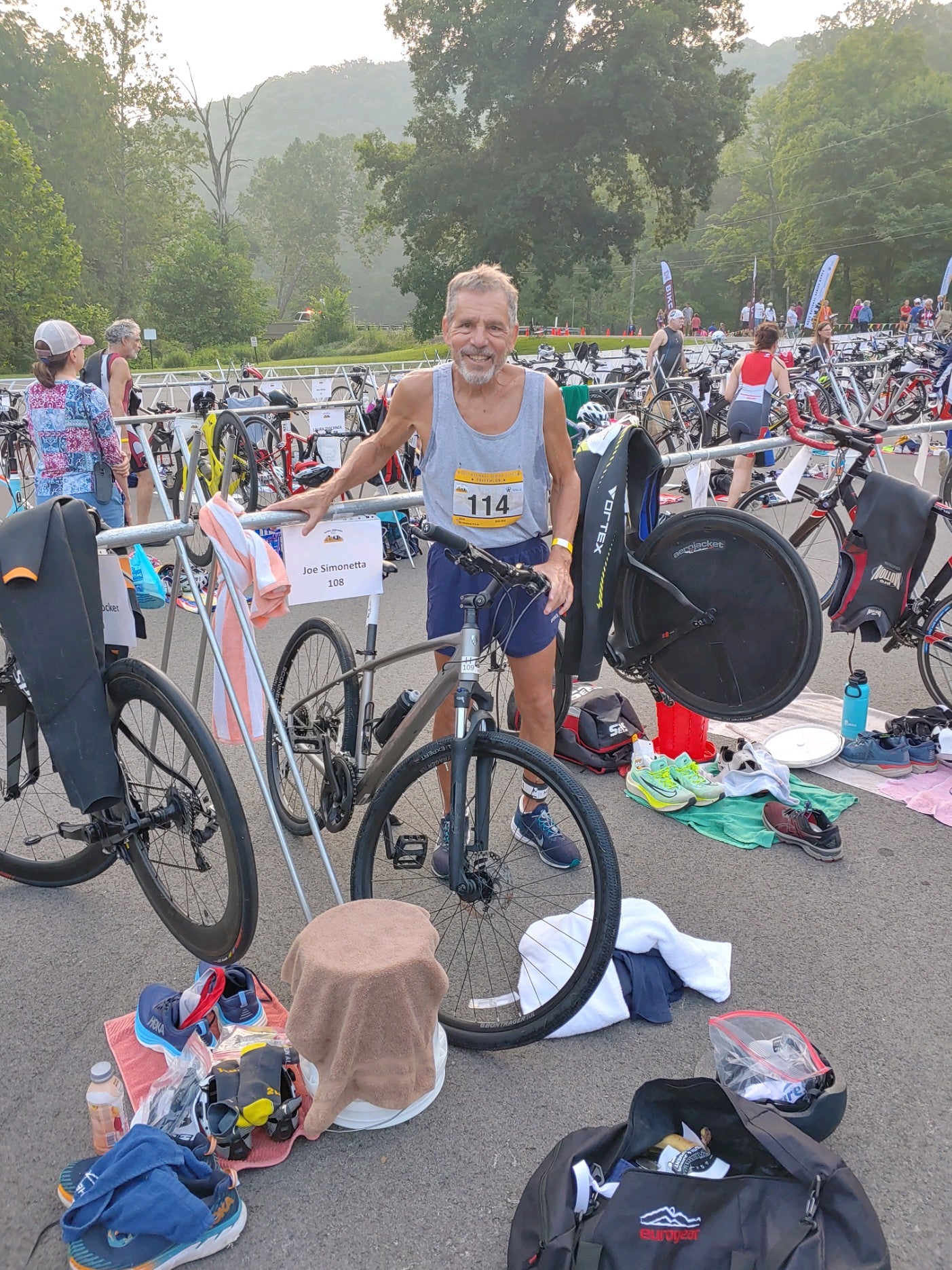 Unburdened By Limits, Joe Wins A Triathlon In His First Try - Geezer Jock